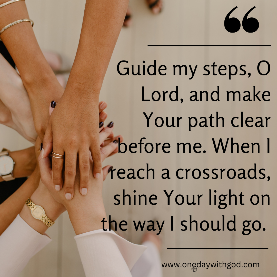 Prayer for Clarity and Direction: How to Find God's Path in Life's ...