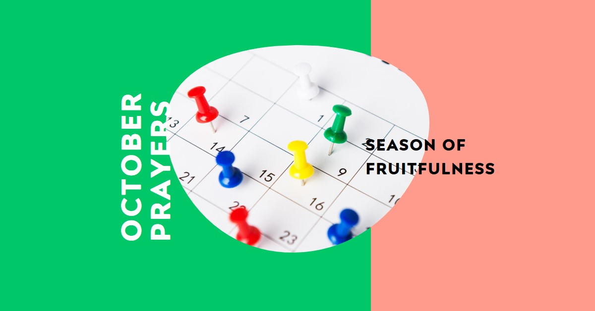 Prayers for the Month of October - One Day With God